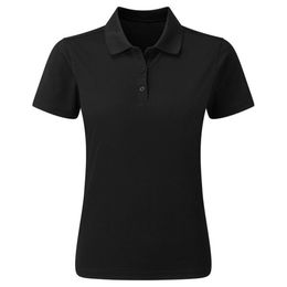 Premier Womens/Ladies Sustainable Polo Shirt (Schwarz)