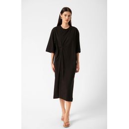 Soaked in Luxury Jerseykleid SLAeve Oversize fit black