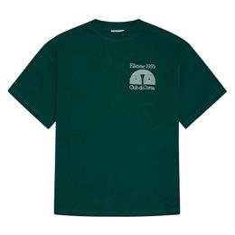 Ellesse - "Club Di Corsa" T-Shirt f&uuml;r Herren (Dunkelgr&uuml;n)