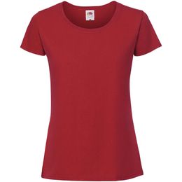 Fruit of the Loom Womens/Ladies Fit Ringspun Premium Tshirt (Rot)