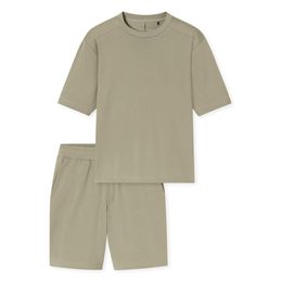 Schiesser Herren Pyjama ModernSchlafanzug, Pyjama Set, Nachtw&auml;sche