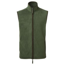 Premier Mens Artisan Fleece-Weste (Moosgr&uuml;n/Braun)
