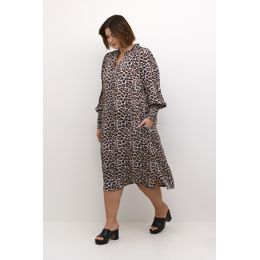 Kaffe Kleid A-shape animal
