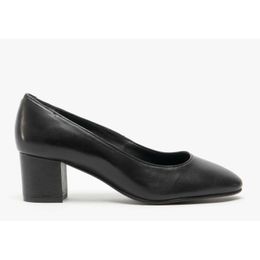 Hush Puppies Damen/Damen Anna Leder Court Schuh (Schwarz)
