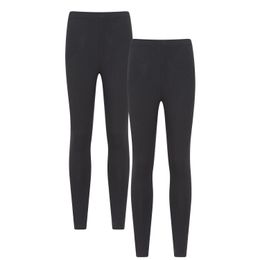 Mountain Warehouse - Leggings 2er-Pack f&uuml;r Damen (Pechschwarz)