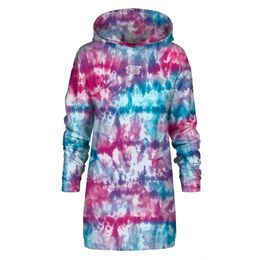 Mr. Gugu & Miss Go "Tie Dye Blue Pink" Oversize Hoodie-Kleid
