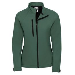 Russel Athletic Russell - Softshelljacke f&uuml;r Damen (Flaschengr&uuml;n)