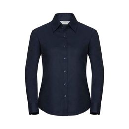 Russel Athletic Russell Collection - Hemd f&uuml;r Damen Lang&auml;rmlig (Leuchtend Navy-Blau)