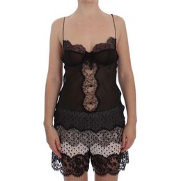 Dolce & Gabbana Dolce Gabbana Chemise mit Spitzenverzierung