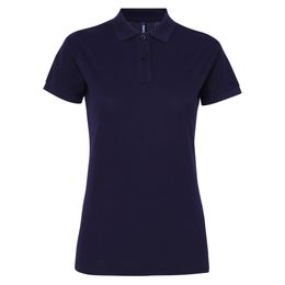 Asquith & Fox - Polo-Shirt mit kurzen &Auml;rmeln - Damen (Marineblau)