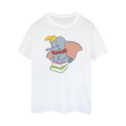 Disney - "Sitting On" T-Shirt f&uuml;r Damen (Wei&szlig;)