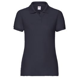Fruit of the Loom - Poloshirt f&uuml;r Damen (Marineblau)