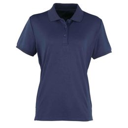 Premier - "Coolchecker" Poloshirt f&uuml;r Damen (Marineblau)