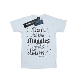 Harry Potter - "Don't Let The Muggles" T-Shirt f&uuml;r Damen (Wei&szlig;)