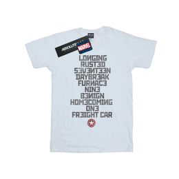 MARVEL - "Trigger Words" T-Shirt f&uuml;r Damen (Wei&szlig;)