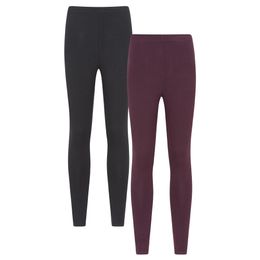 Mountain Warehouse - Leggings 2er-Pack f&uuml;r Damen (Beerenrot)
