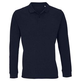 SOLS - "Planet" Poloshirt f&uuml;r Herren/Damen Unisex Lang&auml;rmlig (Dunkelblau)