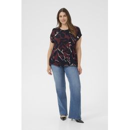 Kaffe Kurzarm-Bluse KCami Loose fit multicolour