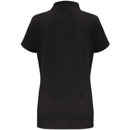Asquith & Fox Damen/Damen Kurzarm-Poloshirt mit Kontrast (Schwarz/Orange)