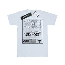 Disney - "Cars" T-Shirt f&uuml;r Damen (Wei&szlig;)
