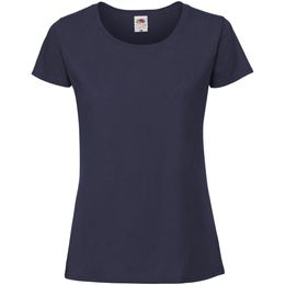 Fruit of the Loom Womens/Ladies Fit Ringspun Premium Tshirt (Navy)