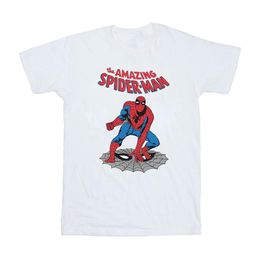 MARVEL - "The Amazing Spider-Man" T-Shirt f&uuml;r Damen (Wei&szlig;)