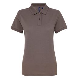 Asquith & Fox - Polo-Shirt mit kurzen &Auml;rmeln - Damen (Grau)