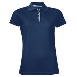 SOLS Womens/Ladies Performer Kurzarm-Pique-Poloshirt (French Navy)