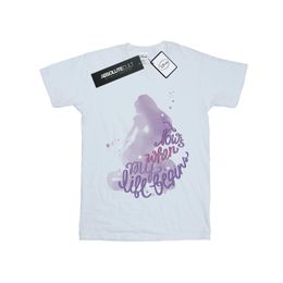 Disney - "Tangled Now's When My Life Begins" T-Shirt f&uuml;r Damen (Wei&szlig;)