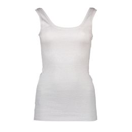 SILVIAN HEACH Rippstrick &auml;rmelloses Tanktop mit Rundhalsausschnitt