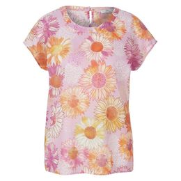 Peter Hahn - Blusen-Shirt, lila, Gr. 50 / XL - Baumwolle