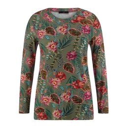 Emilia Lay - Rundhals-Shirt, gr&uuml;n, Gr. 42 / M