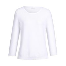 Peter Hahn - Rundhals-Pullover aus 100% SUPIMA -Baumwolle, weiss, Gr. 42 / M - Baumwolle