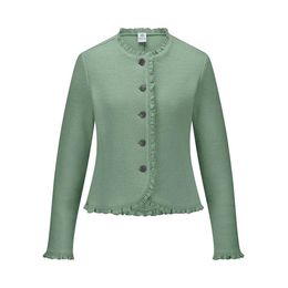Hammerschmid - Strickjacke Marwang, gr&uuml;n, Gr. 36 / S - Wolle