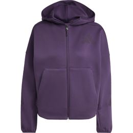 Adidas Z.N.E. Trainingsjacke Damen - Gr&ouml;&szlig;e S - lila