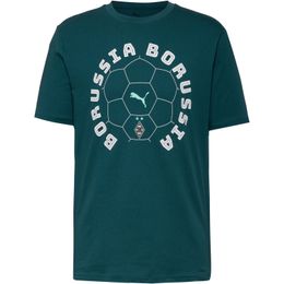 Puma Borussia M&ouml;nchengladbach Culture T-Shirt Herren - Gr&ouml;&szlig;e XXL - gr&uuml;n