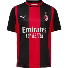 Puma AC Mailand 26-27 Heim Teamtrikot Kinder - Gr&ouml;&szlig;e 128 - schwarz