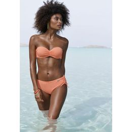 Venice Beach Bandeau-Bikini-Top 'Lucky' orange Gr. 34 Cup B. Mit B&uuml;gel Und Mit Seitlichen St&auml;bchen. Nachhaltig.