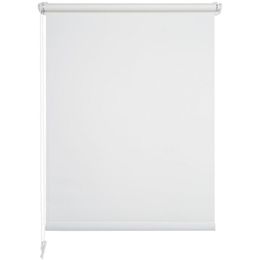 Liedeco Seitenzugrollo &raquo;Klemmfix&laquo; Lichtschutz ohne Bohren inkl. Klemmtr&auml;ger wei&szlig; Polyester 150cm, 80cm