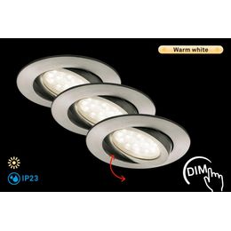 Briloner Leuchten LED Einbauleuchte "ATTACH DIM", wei&szlig;, neutral, Leuchten