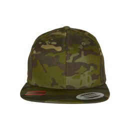 Flex Cap Flexfit "Flexfit Unisex Classic Snapback Multicam", Gr. onesize, tropic, 98% Baumwolle, 2% Elasthan, Caps