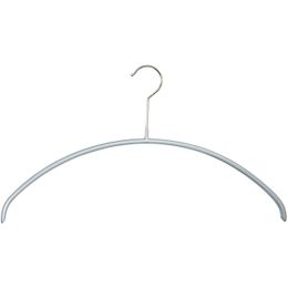 Kleiderb&uuml;gel MAWA "Economic P", silber (silberfarben), B:40cm H:22cm T:1cm, Kunststoff, Stahl, Kleiderb&uuml;gel, Kleiderb&uuml;gel, mit Antirutscheffekt
