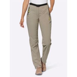 WITT Damen Funktionshose in Stretch-Qualit&auml;t, schlamm, Gr&ouml;&szlig;e 40