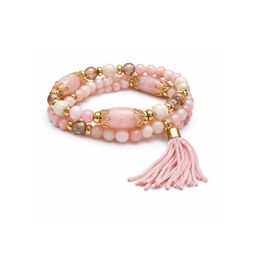 Armband "Rococo", Damen, Gr. Acryl, rosa, Collezione Alessandro, Armb&auml;nder Armband
