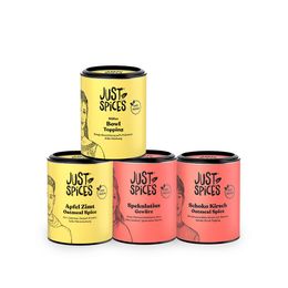 Just Spices Porridge Gew&uuml;rzset - Gew&uuml;rzmischungen | 100% nat&uuml;rliche Zutaten | Gew&uuml;rzsets | Geschenkideen