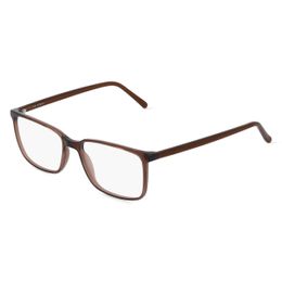 Fielmann JIL 006 CL Brille Herren | Fassung: Vollrand, Quadratisch, Braun