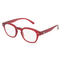 Lesebrille OKIDOKI JIMMY Reader | Unisex | Fassung: Panto, Kunststoff, Rot Matt