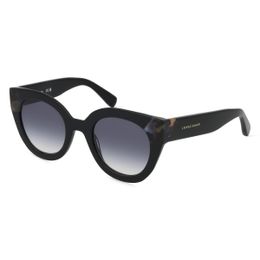 Longchamp LO750S | Unisex-Sonnenbrille | Fassung: Vollrand, Rund, Acetat, Blau Havanna | Glasfarbe: Blau