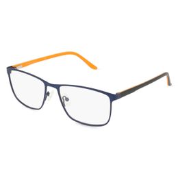 Fielmann OL 027 FLEX CL ERIK Brille Herren | Fassung: Vollrand, Quadratisch, Blau Orange