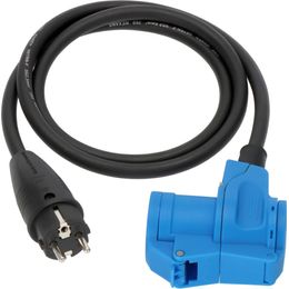 Fa.Brennenstuhl Brennenstuhl H07RN-F 3G2,5 Camping-Adapterleitung CEE Adapterkabel 1,5 Meter Anschluss Schutzkontakt-Stecker / CEE Winkelkupplung - CEE-Kabel